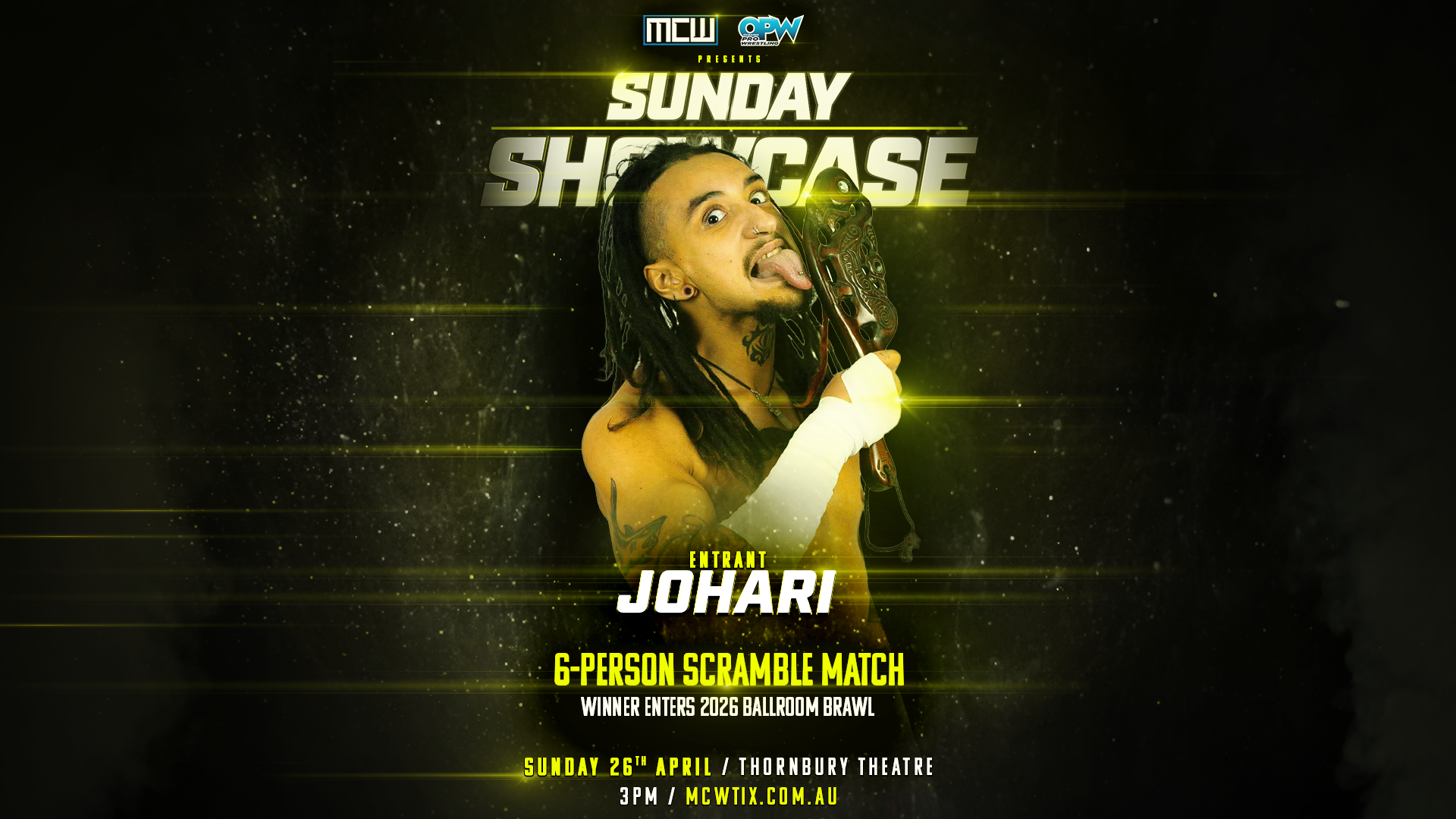 Johari enters the 6-Person Scramble